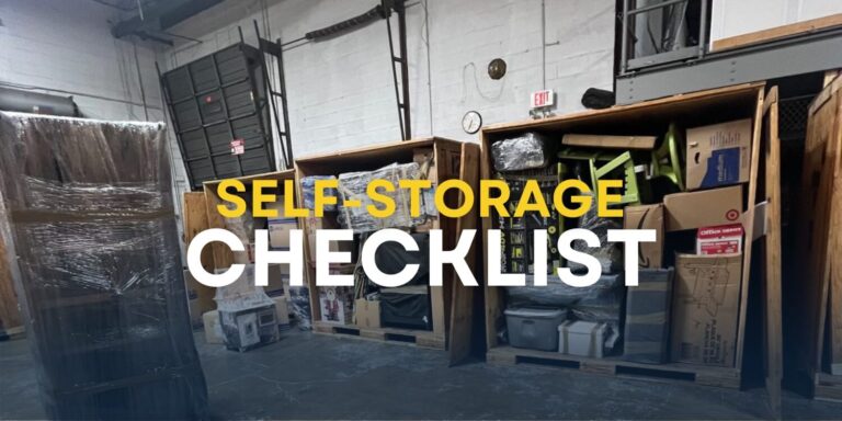 Self Storage Checklist - Guide for Organizing Storage
